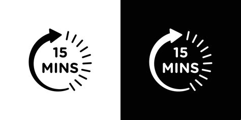 Minute Timer Icon Linear Logo Isolated 50193209 Vector Art At Vecteezy