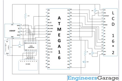Memory Card Circuit Diagram