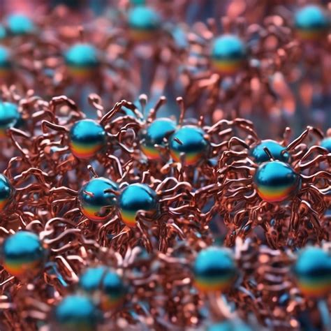 Nanobot Swarm Molecular Engineerings Vibrant Masterpiece Premium Ai