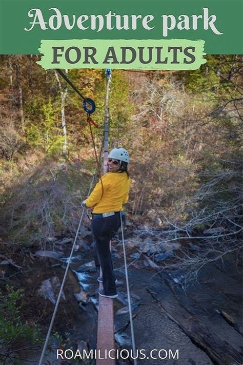 Every Thrill Seeker Needs To Visit This Zip Line Park Adventure Park Adult Playground Ziplining