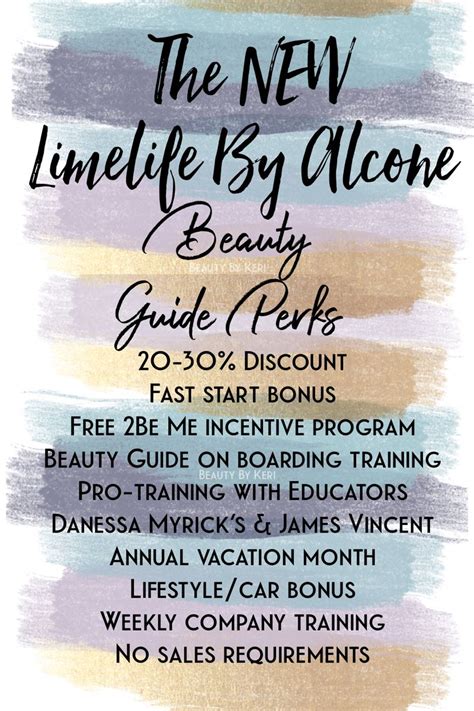 Limelife By Alcone Beauty Guide Limelife Perks Starter Kit
