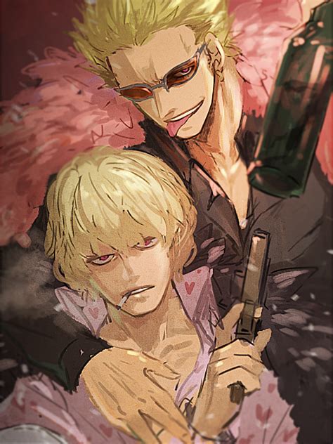 Potechi Norisio Donquixote Doflamingo Donquixote Rocinante One Piece Boys Black Cape