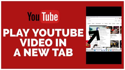 How To Play A YouTube Video In A New Tab 2023 YouTube