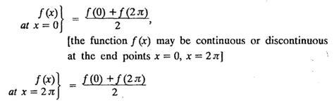 Fourier Series Definition Euler S Formula Convergence Theorem Important Formulae With