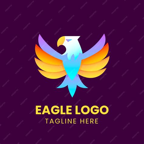 독수리 로고 디자인 서식 파일 무료 벡터