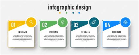 Premium Vector Infographic Design Elegant Professional Template With 4 Step Premium Vector