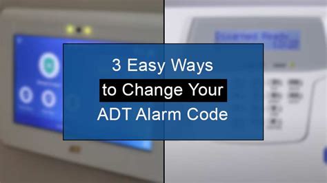 How To Change ADT Alarm Code Duress Master Default