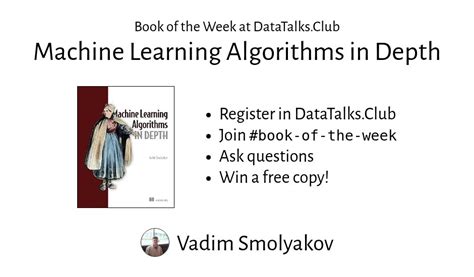 Machine Learning Algorithms In Depth Datatalksclub
