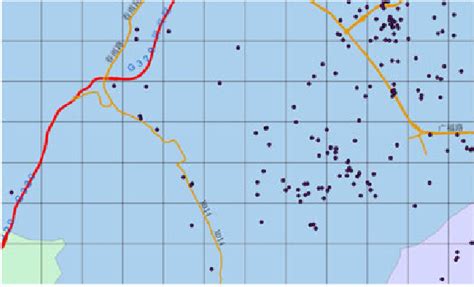 Partial Spatial Distribution Of Check In Data On September 8
