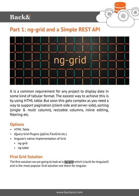 Ng Grid And A Simple Rest Api Pdf