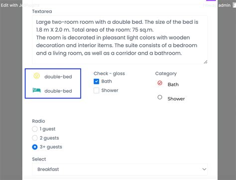 creating custom template for checkbox and radio form fields