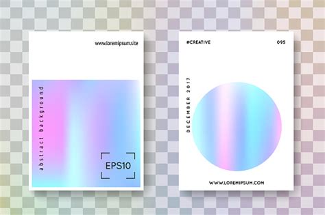 홀로그램 메시 멤피스 벡터 진주광택 플루이드 모던한 디자인 비즈니스 프리즘 그림입니다 그라디언트 포스터 보라색 무지개 빛깔의 종이 블루 홀로그램 메시 0명에 대한 스톡 벡터