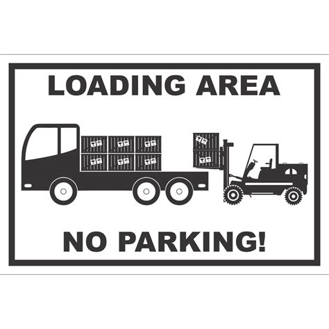 Loading Area Sign B17