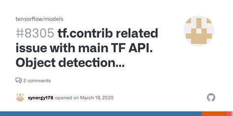 Ntrib Related Issue With Main Tf Api Object Detection Trainining And Inference Export From