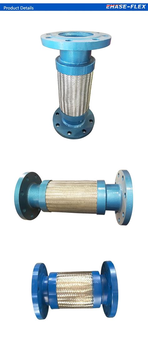 금속 축 플랜지 연결 벨로우즈 골판지 파이프 보정기