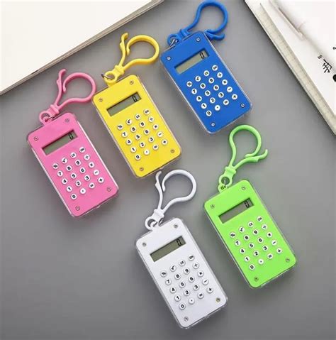 Wholesale Mini Calculators Digit Handheld Calculators For Babes Cute Cartoon Design