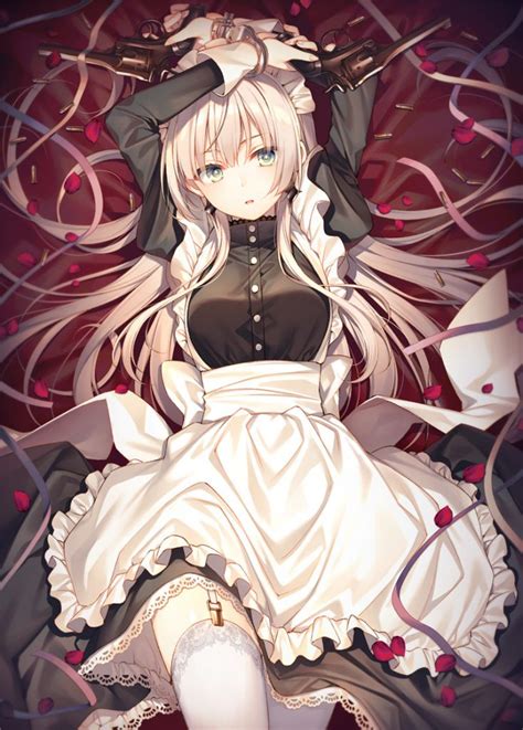 二次元带手铐少女壁纸图包原画插画素材P站同人图合集 ACG图包网