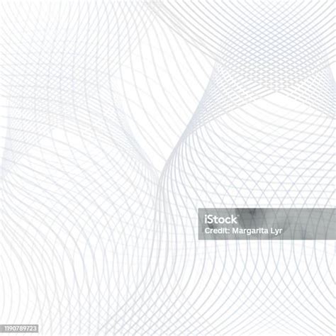 밝은 회색 격자 패턴입니다 추상적 인 현대 배경 기술 얇은 기복 곡선 산업 디자인에 대한 벡터 물결 모양라인 아트 개념입니다 미래지향적인 교차선 Eps10 일러스트 0명에