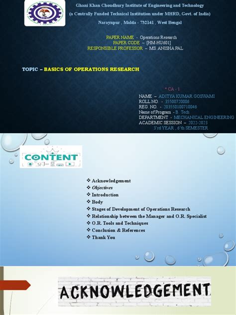 Aditya Kumar Goswami 06 Or Pdf Operations Research