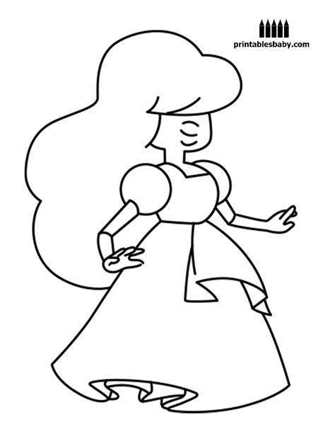 Steven Universe Ruby And Sapphire Coloring Page Coloring Pages