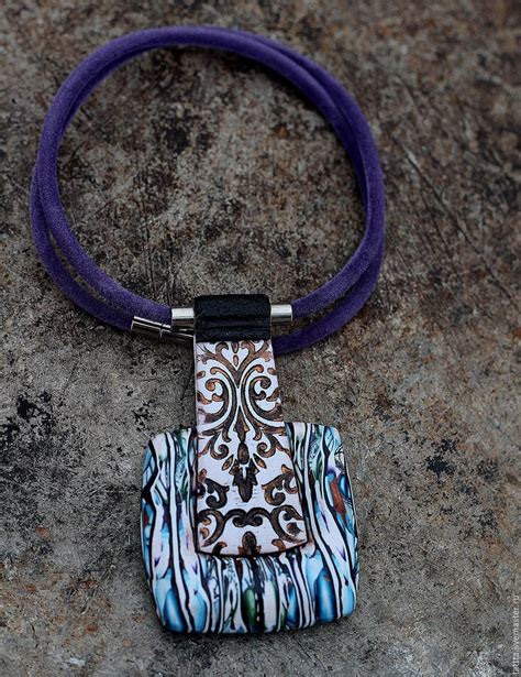 кулон полимерной глины этнический 12 в интернет магазине на Ярмарке Мастеров Геленджик