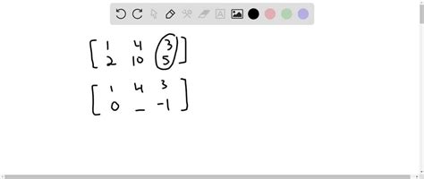 Solvedin Exercises 27 34 Fill In The Blanks Using Elementary Row