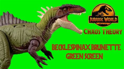 Jurassic World Chaos Theory Becklespinax Brunette Green Screen Youtube