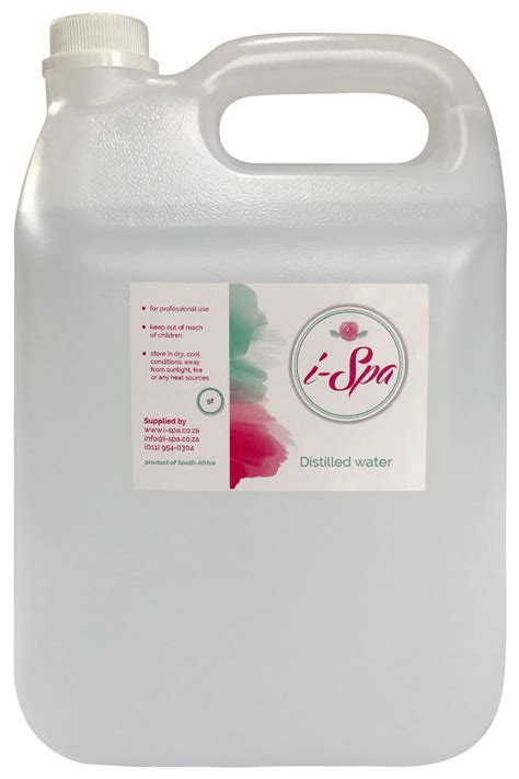 Distilled Water 5 Liter I Spa
