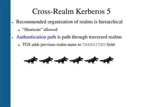 Ppt Specifying Kerberos 5 Cross Realm Authentication Powerpoint Presentation Id3282430