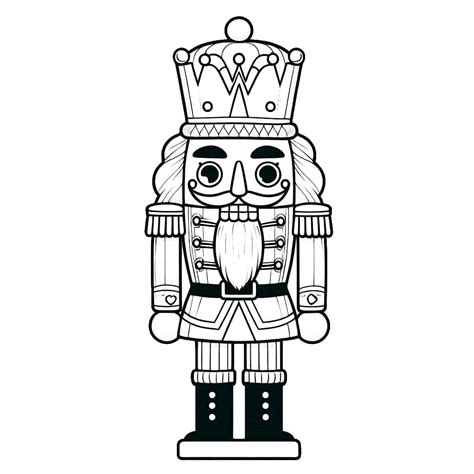 Coloriage Casse Noisette Simple Dessin Gratuit à Imprimer