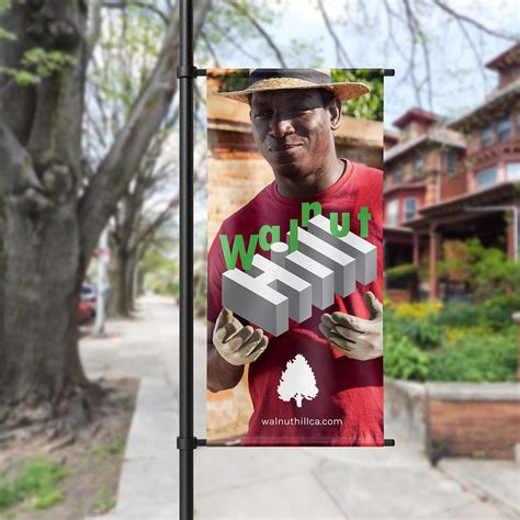 Pole Banner Design Walnut Hill Community Association