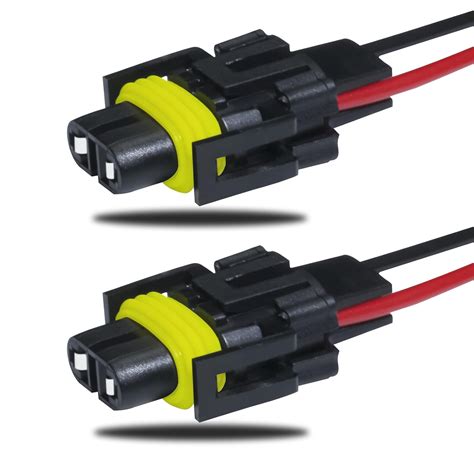 H11 H8 Female Socket Plug H11 H8 881 880 Wire Harness Adapter Connector For