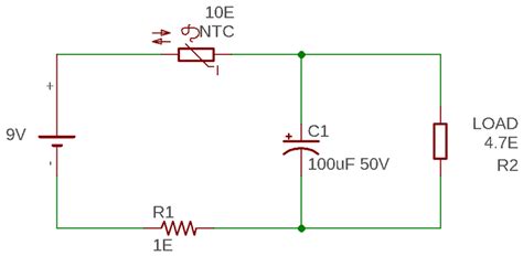 Inrush Current Limiter Circuit Using Ntc Thermistor