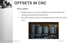 CNC Programming Pptx Pdf