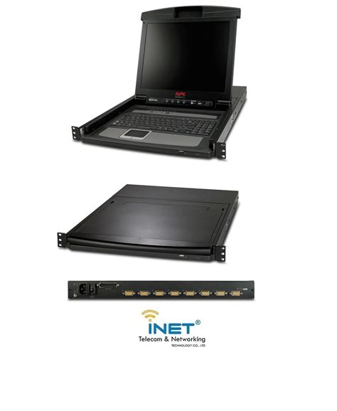 Ap5808 17 Rack Lcd Console With Integrated 8 Port Analog Kvm Switch