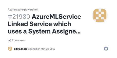 Azuremlservice Linked Service Which Uses A System Assigned Managed Id Created With Set