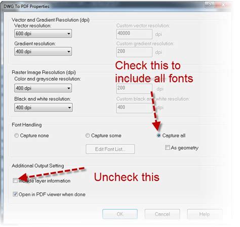 solved pdfs texts and dots autodesk community