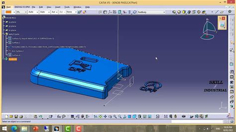 Boolean Operation How To Add 2 Bodies In Catia V5 Youtube