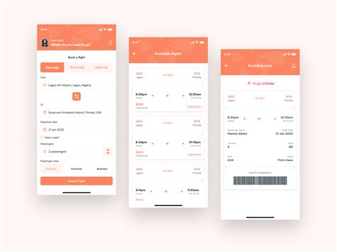 Boarding Pass By Hamza Abdul On Dribbble