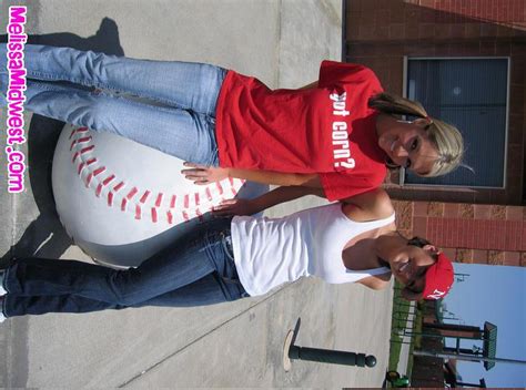 Pictures Of Teen Melissa Midwest Going Out To A Ball Game With Her Friend Jacky Porn Pictures