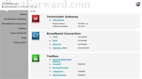 Log Into Technicolor Router Cwlasopa