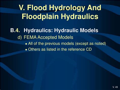 Ppt V Flood Hydrology And Floodplain Hydraulics Powerpoint