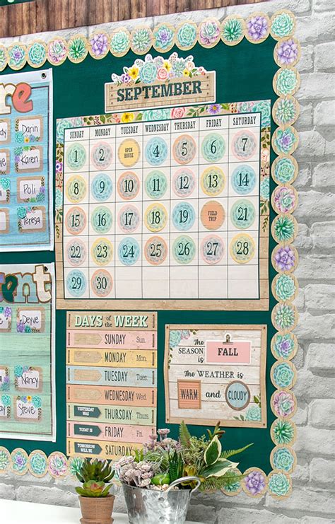 Rustic Bloom Classroom Classroom Decorations Teacher Created Resources