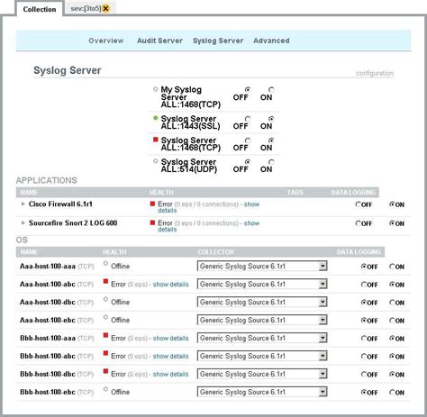 Netiq Documentation Sentinel Log Manager 10 Guide Configuring Syslog Data Collection