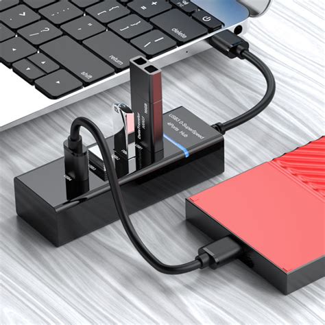 Usb Extender 3 0 Set Splitter Laptop Multiport Docking Typec External Keyboard Mouse U Usb Flash