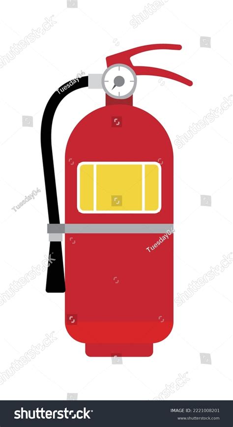 Fire Extinguisher Object Illustration Fire Extinguisher Stock Vector Royalty Free 2221008201