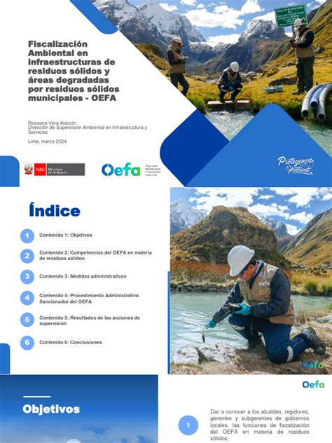 PresentaciÃ N FiscalizaciÃ N Ifr Y Adrsm Vf Pdf Residuos Multa Pena