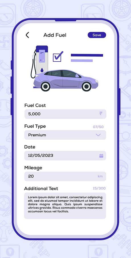 Vehicle Maintenance Tracker Mileage Tracker Vehicle Log Car