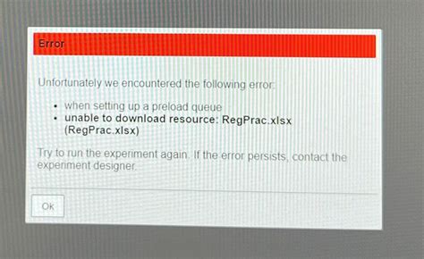When Setting Up A Preload Queue Error Tried Multiple Solutions