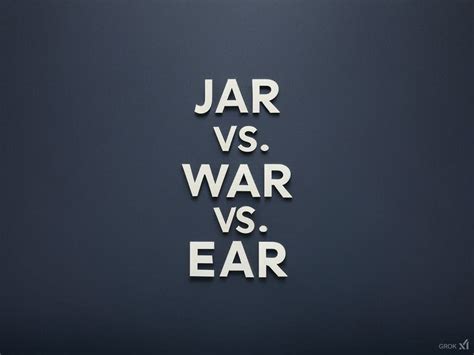 jar vs war vs ear a developer s guide to java archives by h2bm